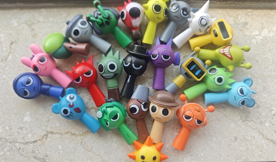 Sprunki Action Figure Set – 24pcs Cute Collectible Dolls in Whimsical ...