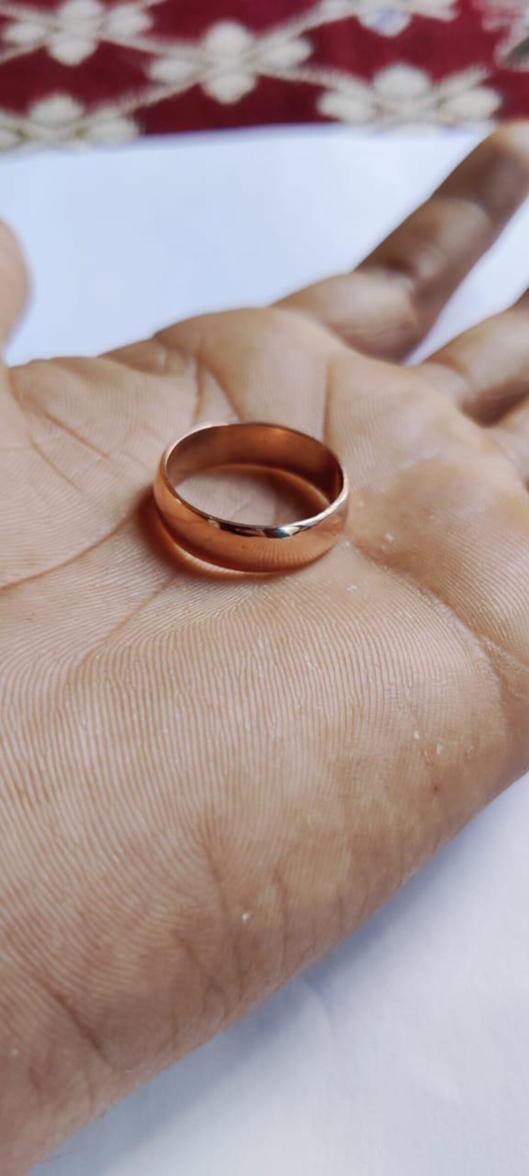 Handmade Solid Copper Ring: Minimalist Boho Wellness Band - Etsy