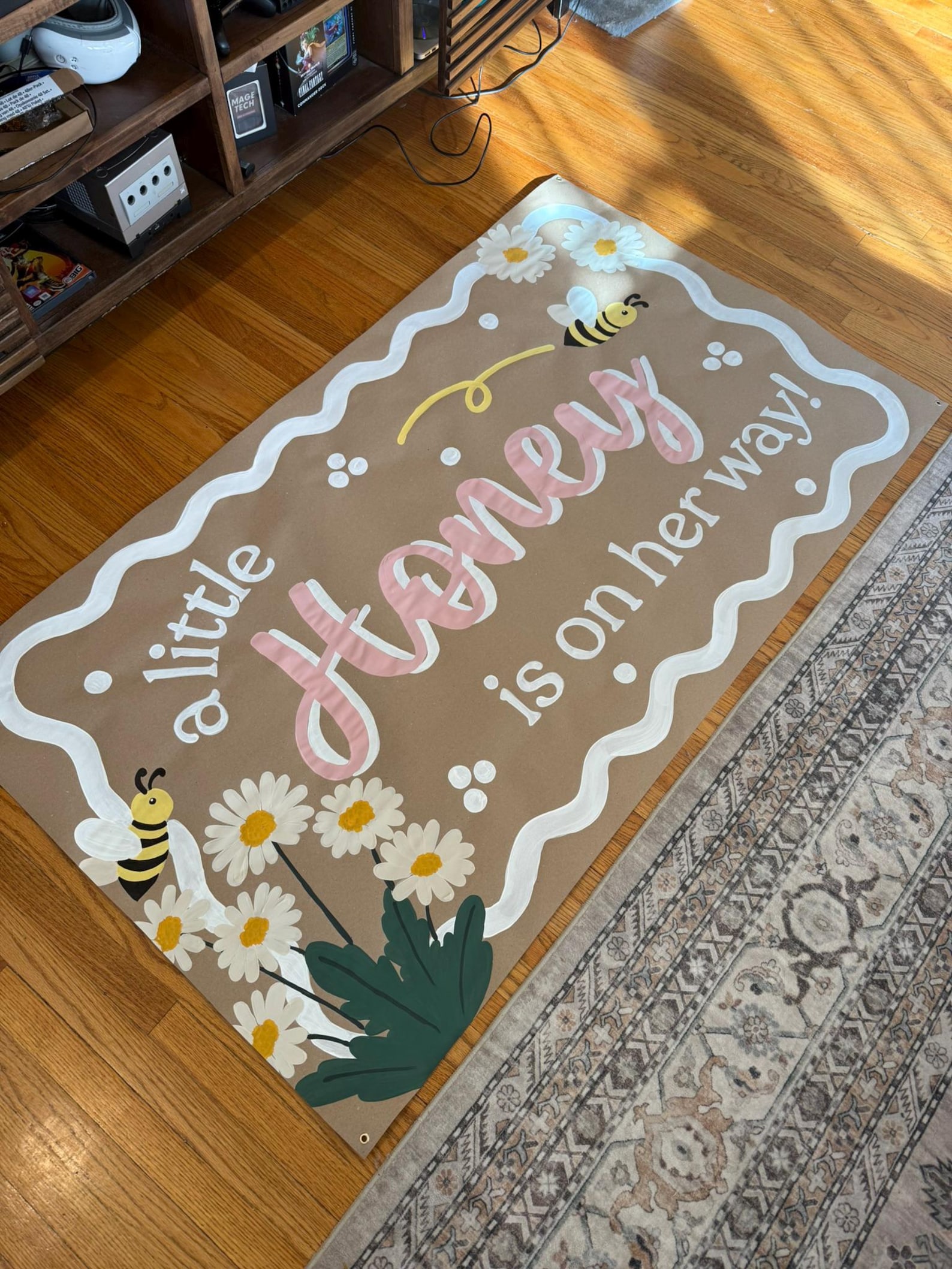 Brown Paper Painted Banner | Custom Party Decor for Birthdays ...