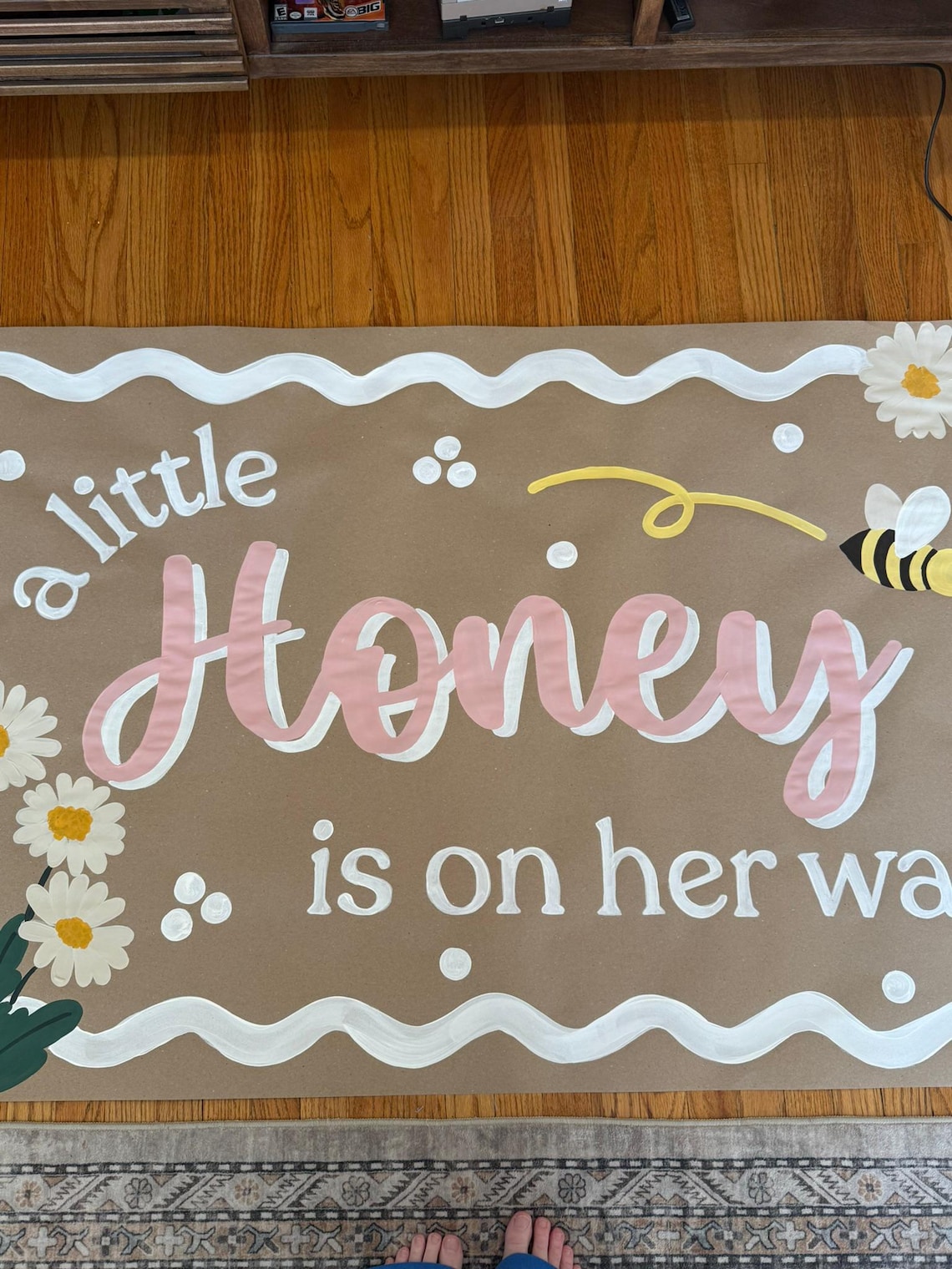 Brown Paper Painted Banner | Custom Party Decor for Birthdays ...