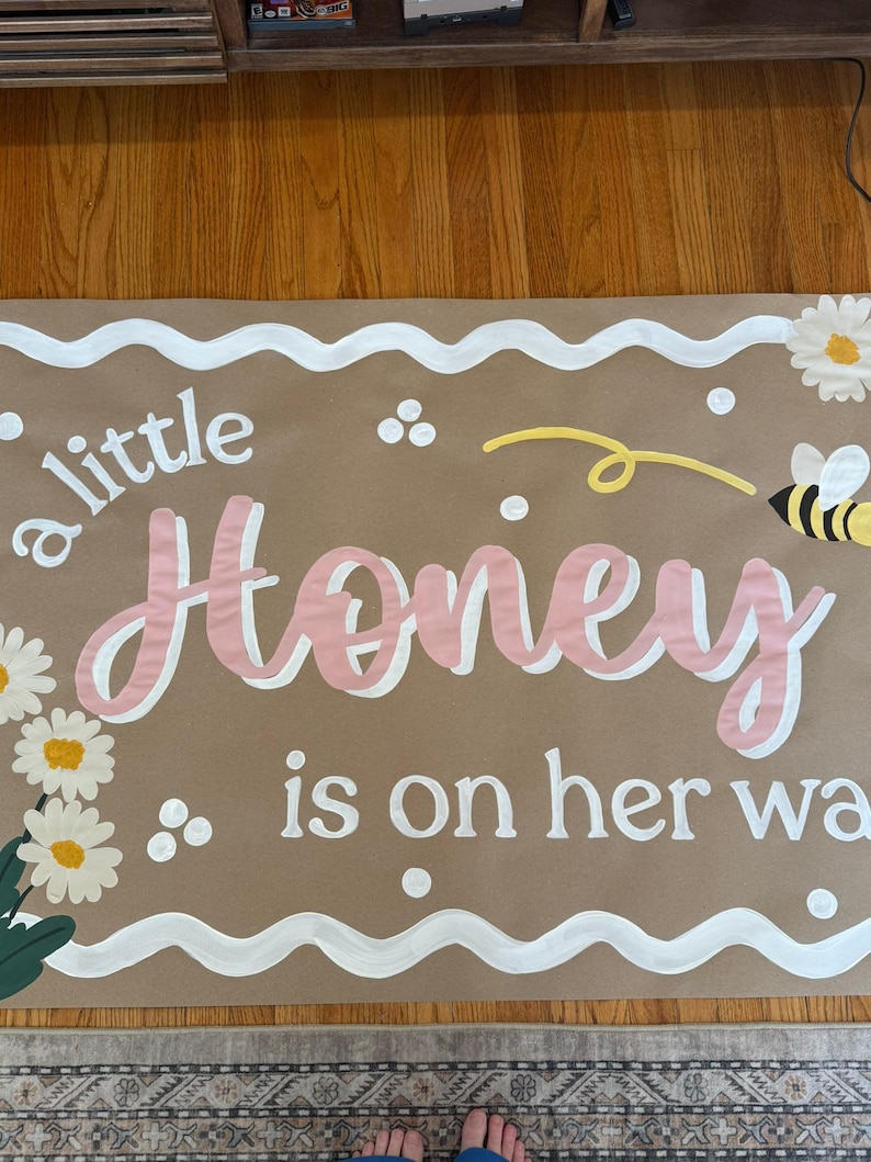 Brown Paper Painted Banner | Custom Party Decor for Birthdays ...