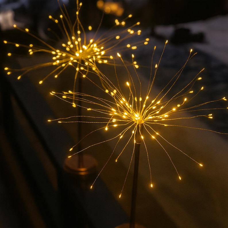 Warm White Stardust Table Lamp – Mini LED Decorative Light for Home or ...