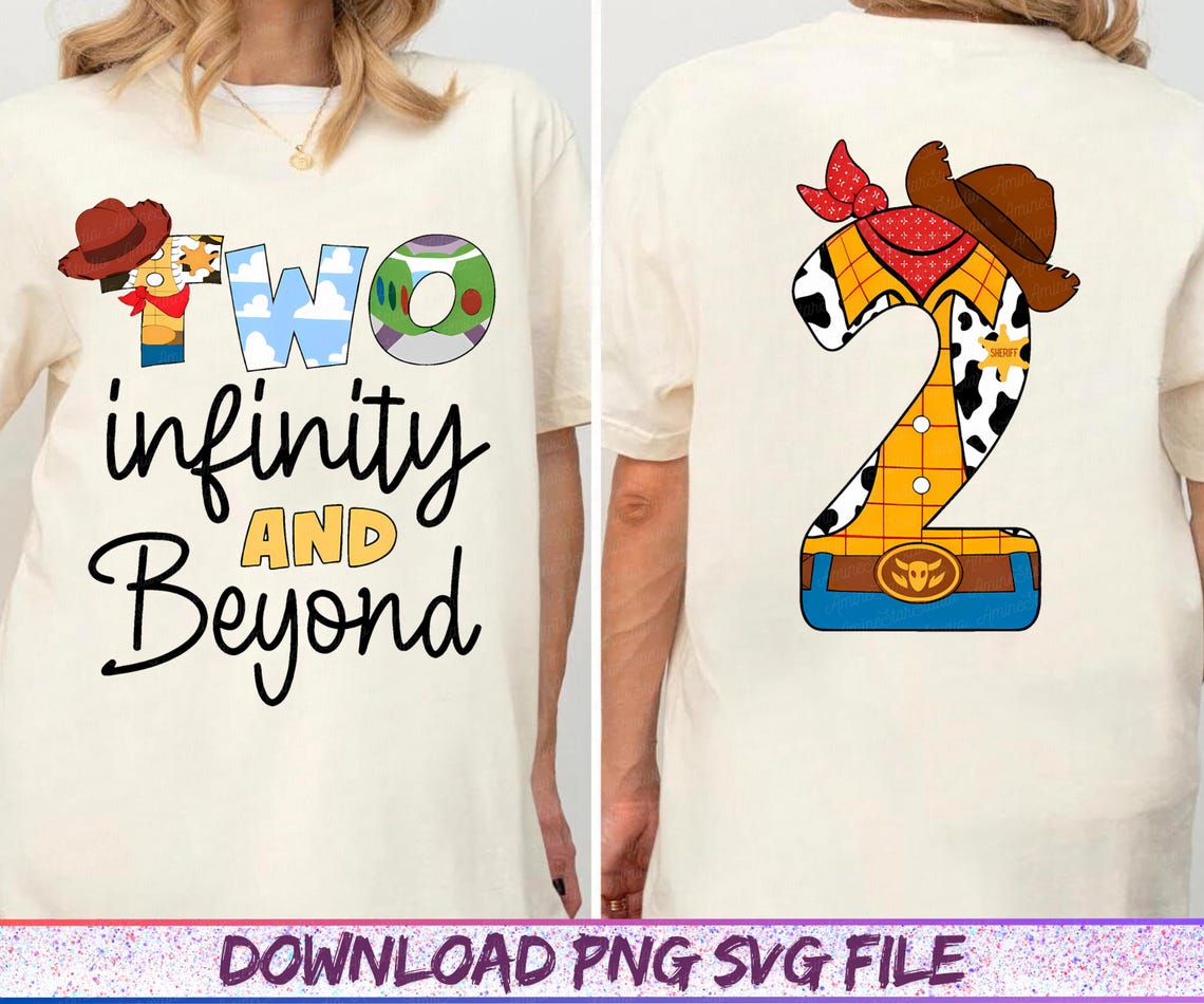Two Infinity and Beyond Birthday PNG, Toy Story Birthday Boy Png ...