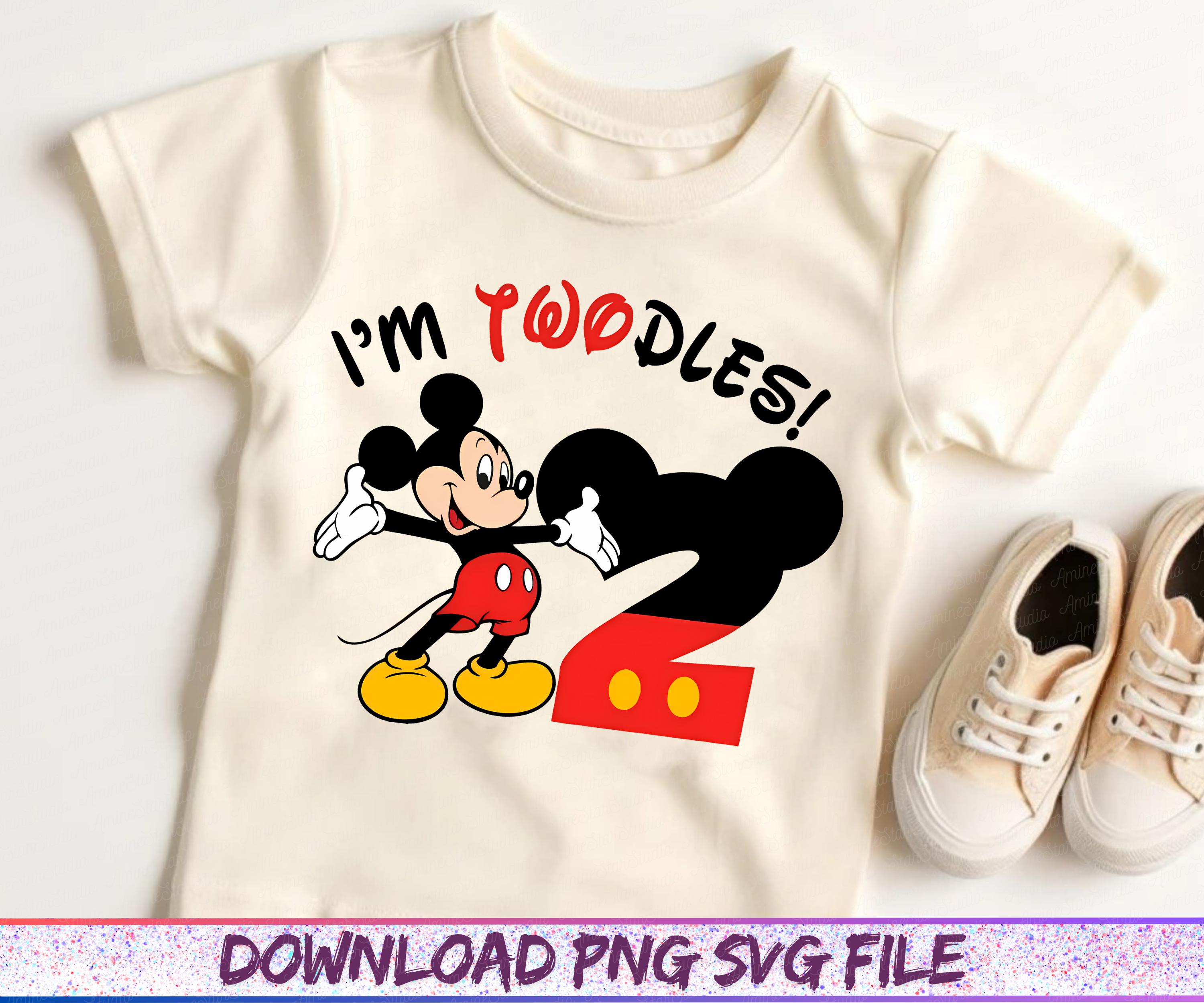I'm Twodles Mouse Svg, Mouse Two Svg,mouse 2nd Birthday Svg,mouse Head ...