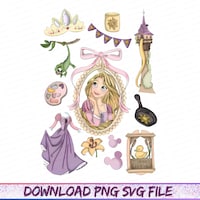 Rapunzel SVG Bundle, Tangled Svg, Rapunzel Svg Files for Cricut and ...