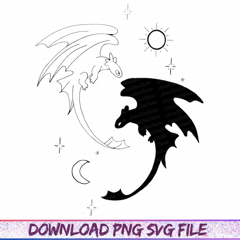 Light Fury Dragon Wings - Etsy