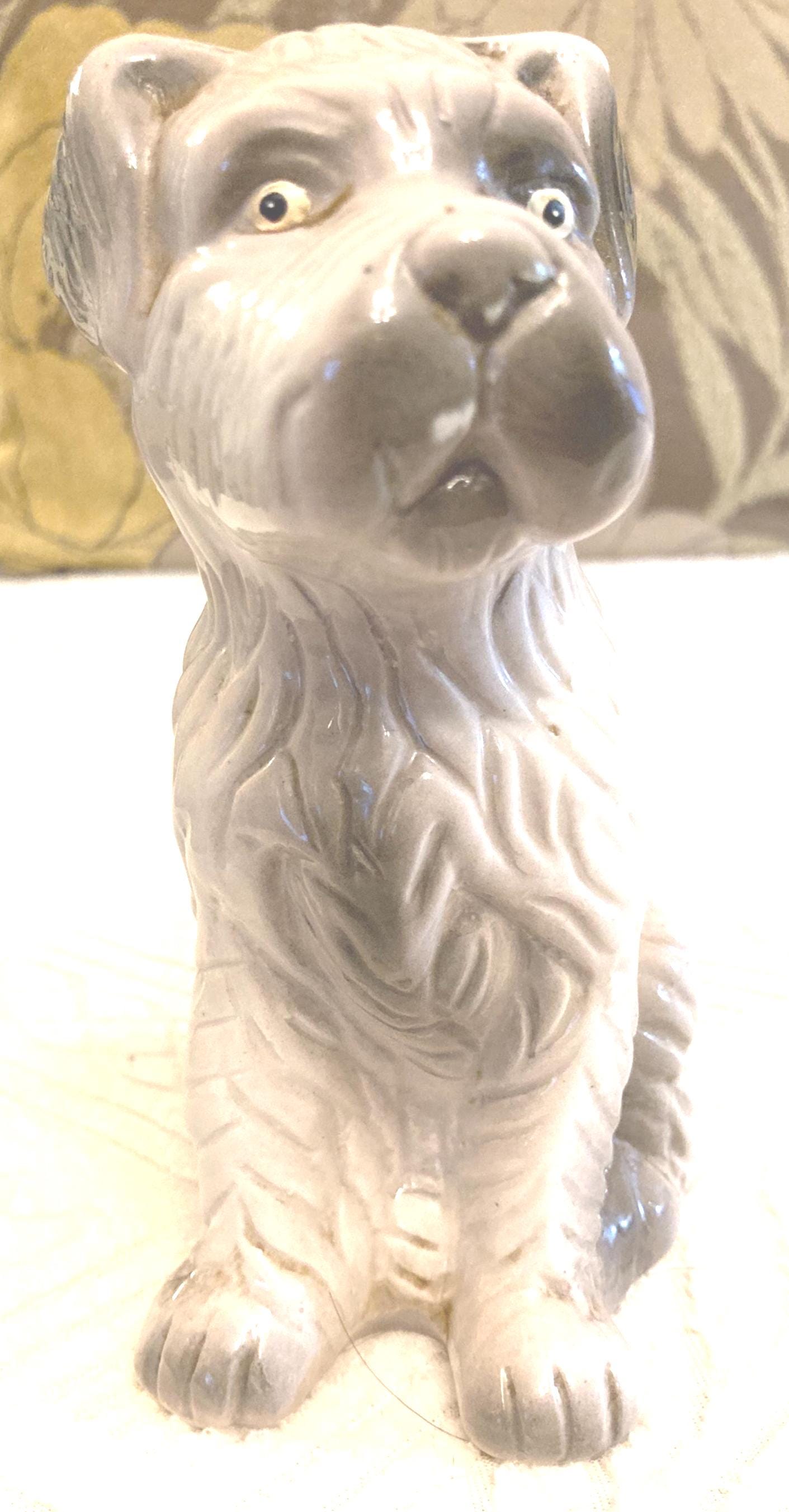 Vintage Ceramic Dog - Etsy
