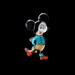 Mickey Mouse Zuni Ring / Native American Southwest ZUNITOON Inlaid ...