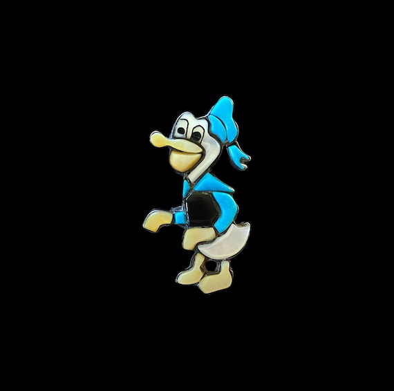 Rare! Donald Duck Zuni Ring / Native American Southwe… - Gem