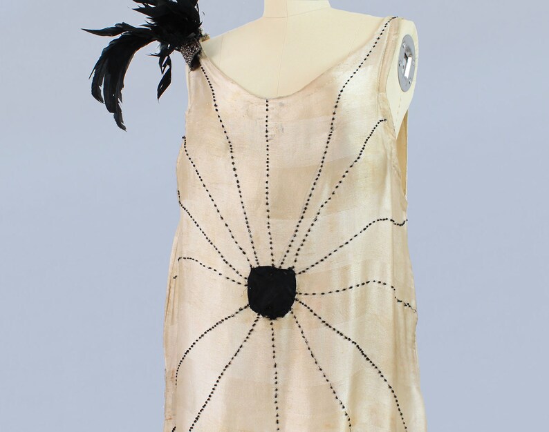 RARE 1920s SPIDER and Web Gender Bending Dress / 1920s Stage Costume ...