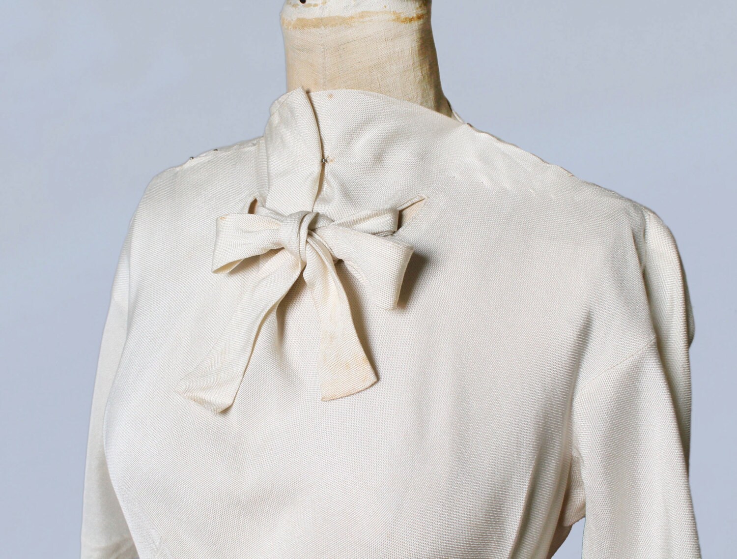 Rare MADELEINE VIONNET Designer 1930s Dress / 30s Cream Day - Etsy