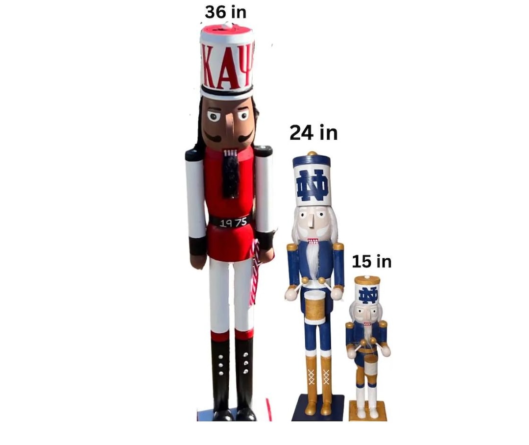 Custom College Nutcracker(15,18,24in & 36in) *HANDPAINTED * - Etsy