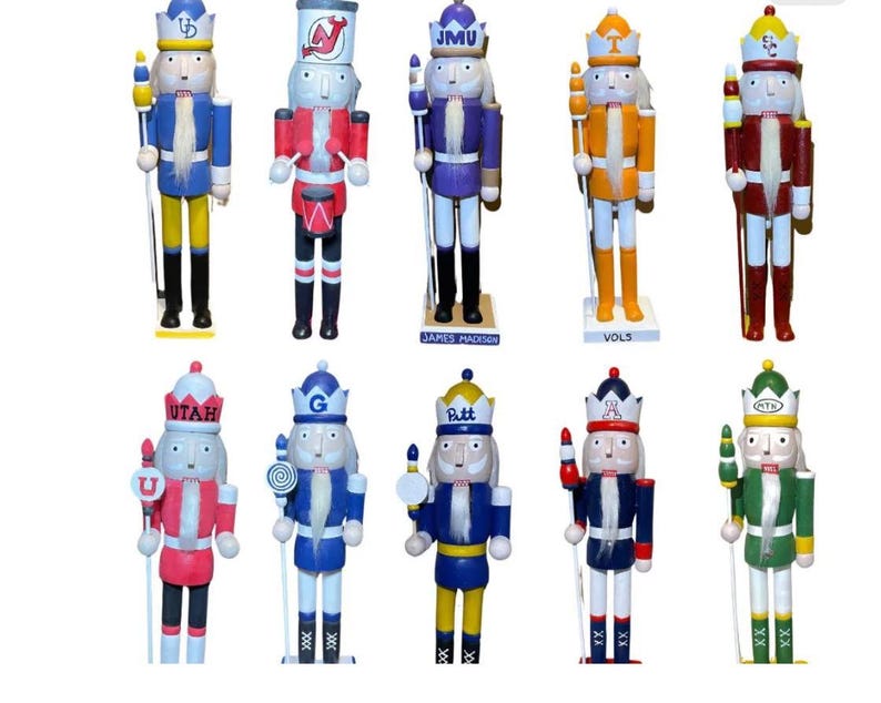 Custom College Nutcracker(15,18,24in & 36in) *HANDPAINTED * - Etsy