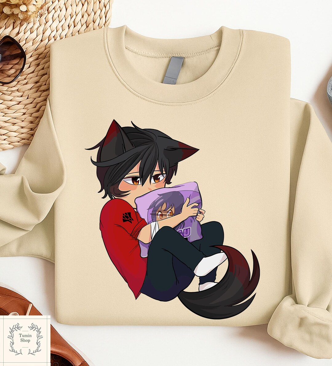 Aaron Lycan With Waifu Aphmau Shirt, Aphmau Aaron Lycan Shirt, Aphmau T ...