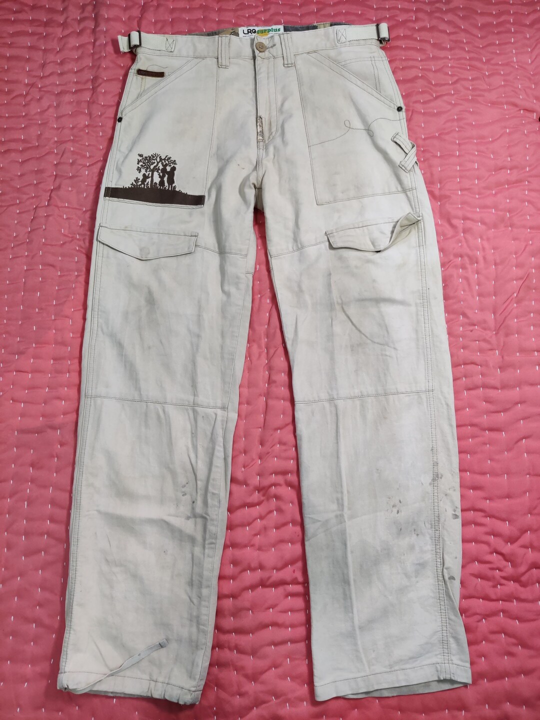 LRG Surplus Cargo Chinos Pant ( Make Jeans Not War ) (008) - Etsy