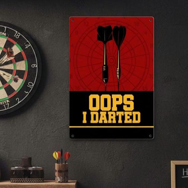 Darts 180 Sign - Etsy UK