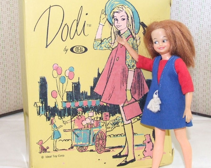 Vintage Dodi by Ideal Toy Doll and Case 1960s - Etsy