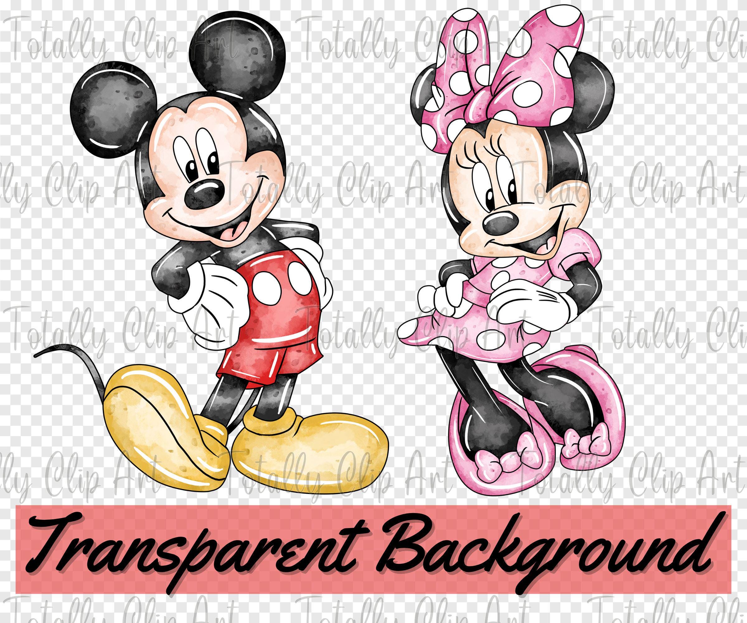 Classic Mouse Clipart Bundle | 14 PNG Images | Digital Download - Etsy ...