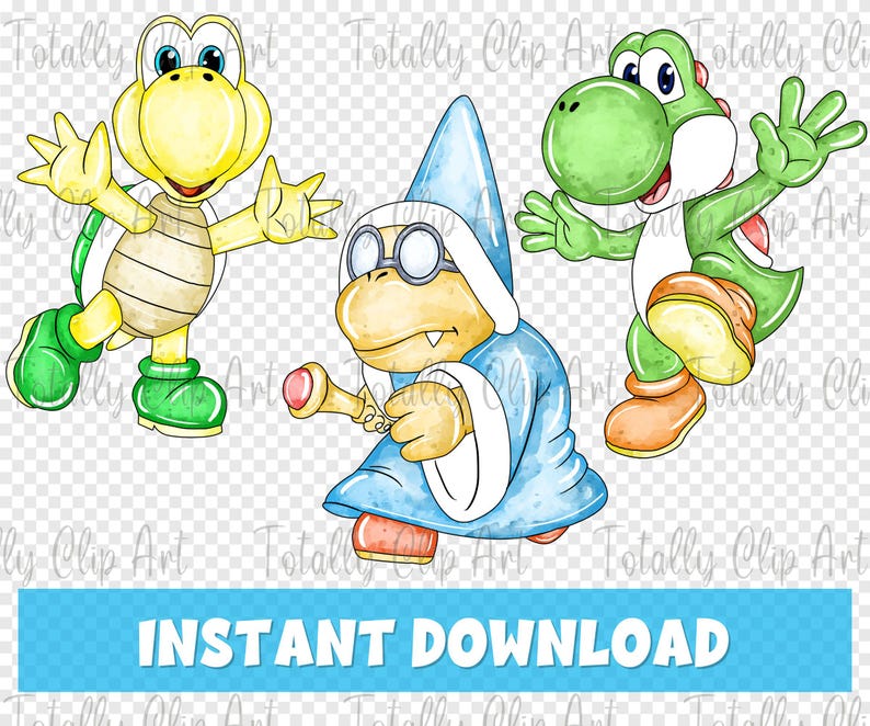 Gaming Heroes Clipart Bundle | 13 PNG Images | Digital Download - Etsy