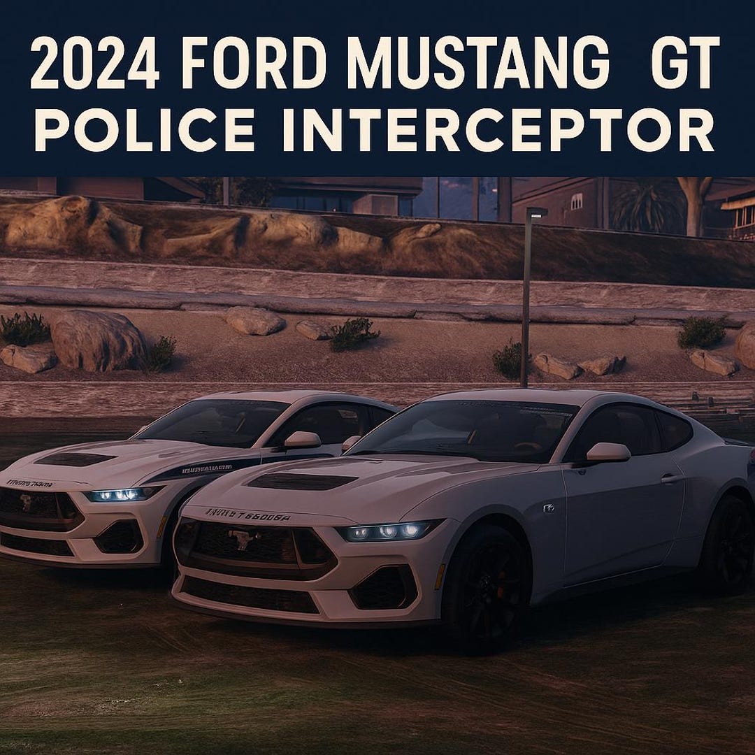 FiveM Mustang GT Police Interceptor 2024 - Pronto para arrastar e ...