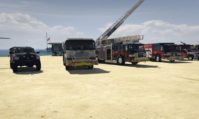 Fivem Emergency Vehicle Pack: Fire Trucks, Ambulances, Rescue Vehicles ...