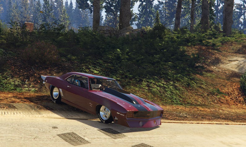 Fivem Drag Car Mod: 300+ MPH Muscle Car - 5 Color Pack - Etsy