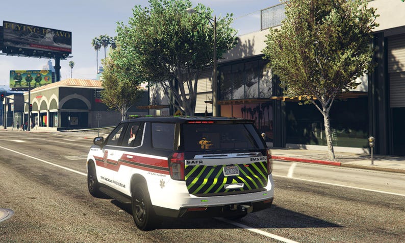Dodge Fire Rescue SUV for Fivem | San Andreas EMS Rapid Response ...