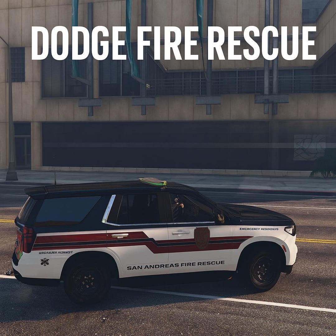 Dodge Fire Rescue SUV for Fivem | San Andreas EMS Rapid Response ...