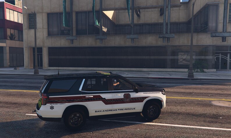 Dodge Fire Rescue SUV for Fivem | San Andreas EMS Rapid Response ...