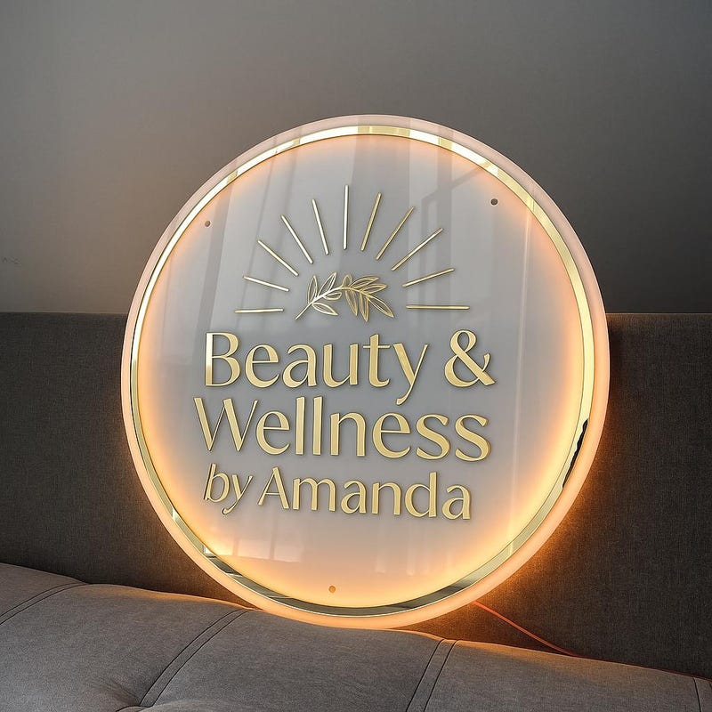Custom Backlit Sign - Etsy