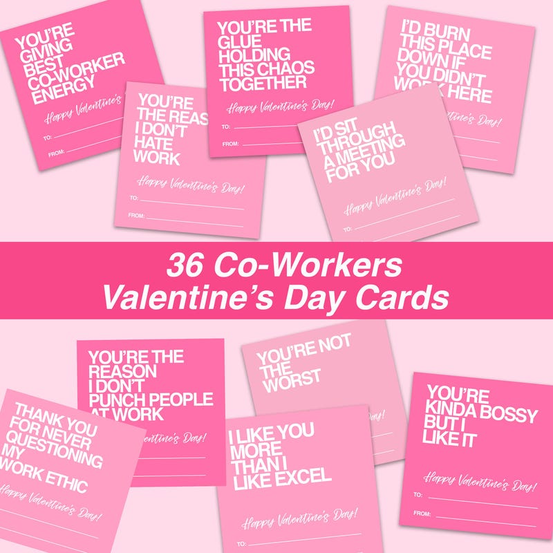 Work Valentine Day Cards - Etsy