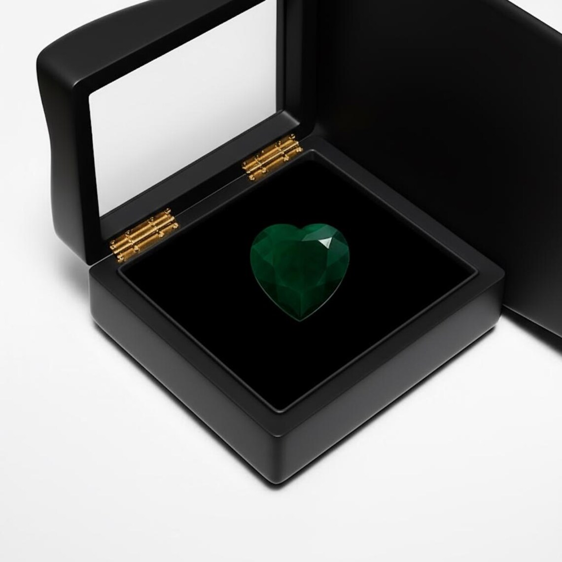 Buy Genuine Heart-shaped Emerald 20-25 Carat | AAA++ Quality Green ...
