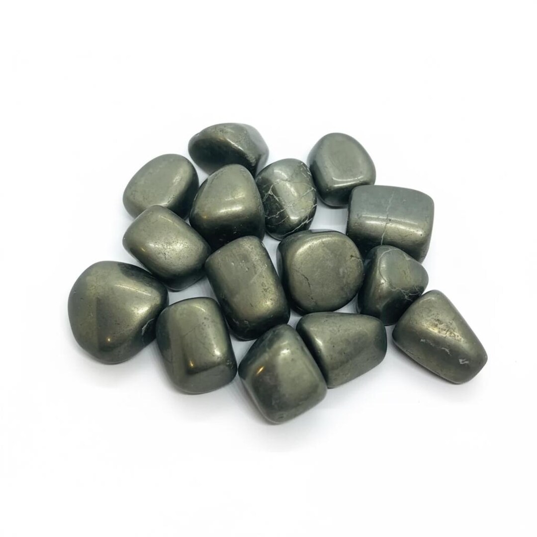 Natural Pyrite Tumbled Stones Bulk, Fool’s Gold Wealth Attraction ...