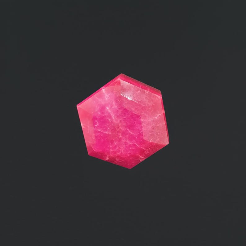 Buy Natural Red Ruby Hexagon Shape Loose Gemstone 300‑400 ct Eye‑clean ...