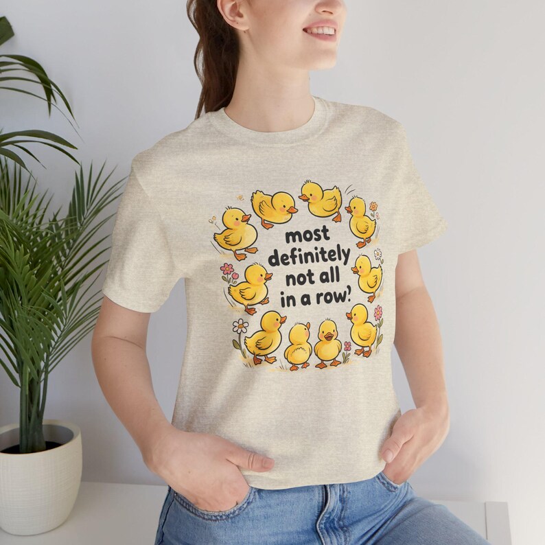 Funny Duck Circle Most Definitely Not All in a Row T-shirt - Etsy