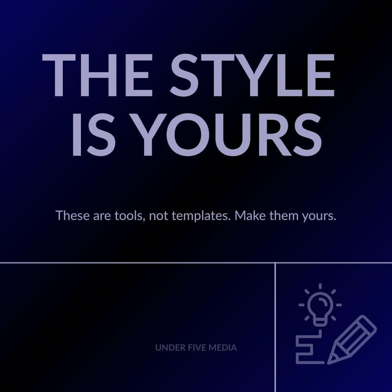 Cinematic Instagram Templates – 19 Editable Canva Posts for Creators ...