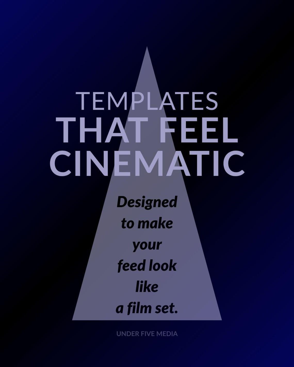 Cinematic Instagram Templates – 19 Editable Canva Posts for Creators ...