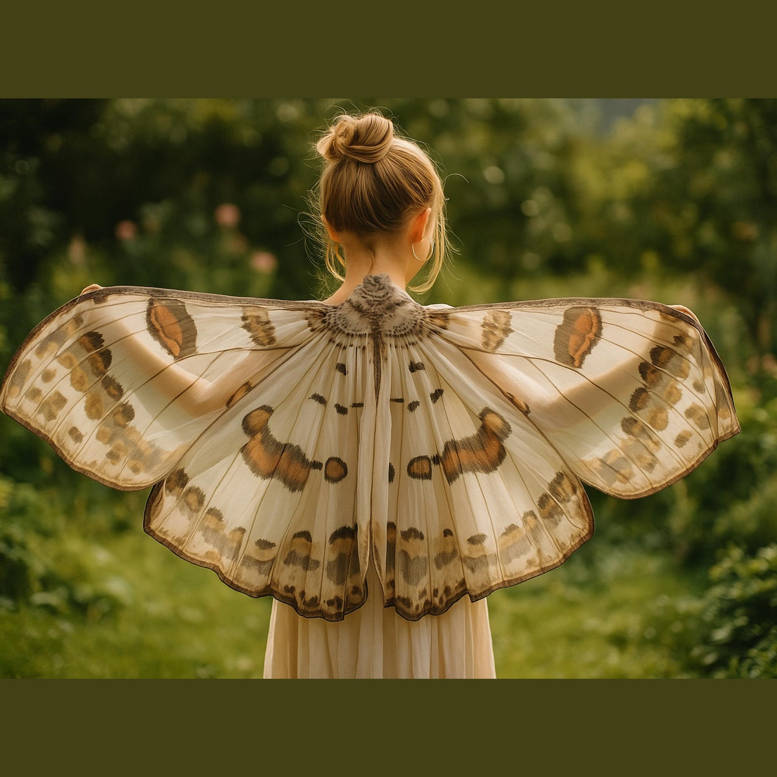 Chiffon Leopard Moth Wings, Handmade Kids Costume Cape - Etsy Canada