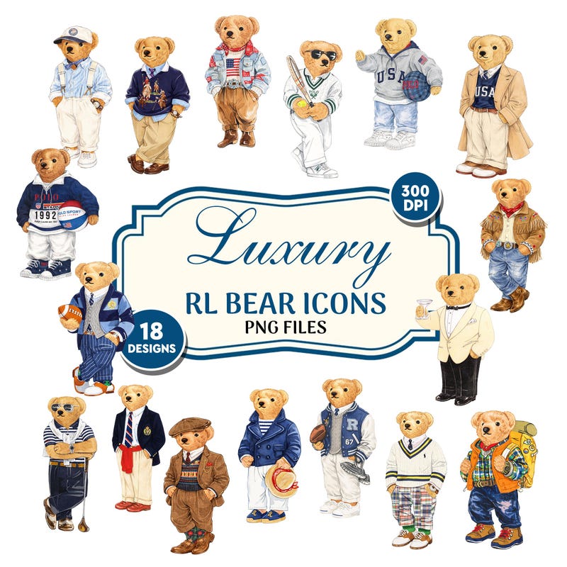 Golf Icons Clipart Bundle - Etsy