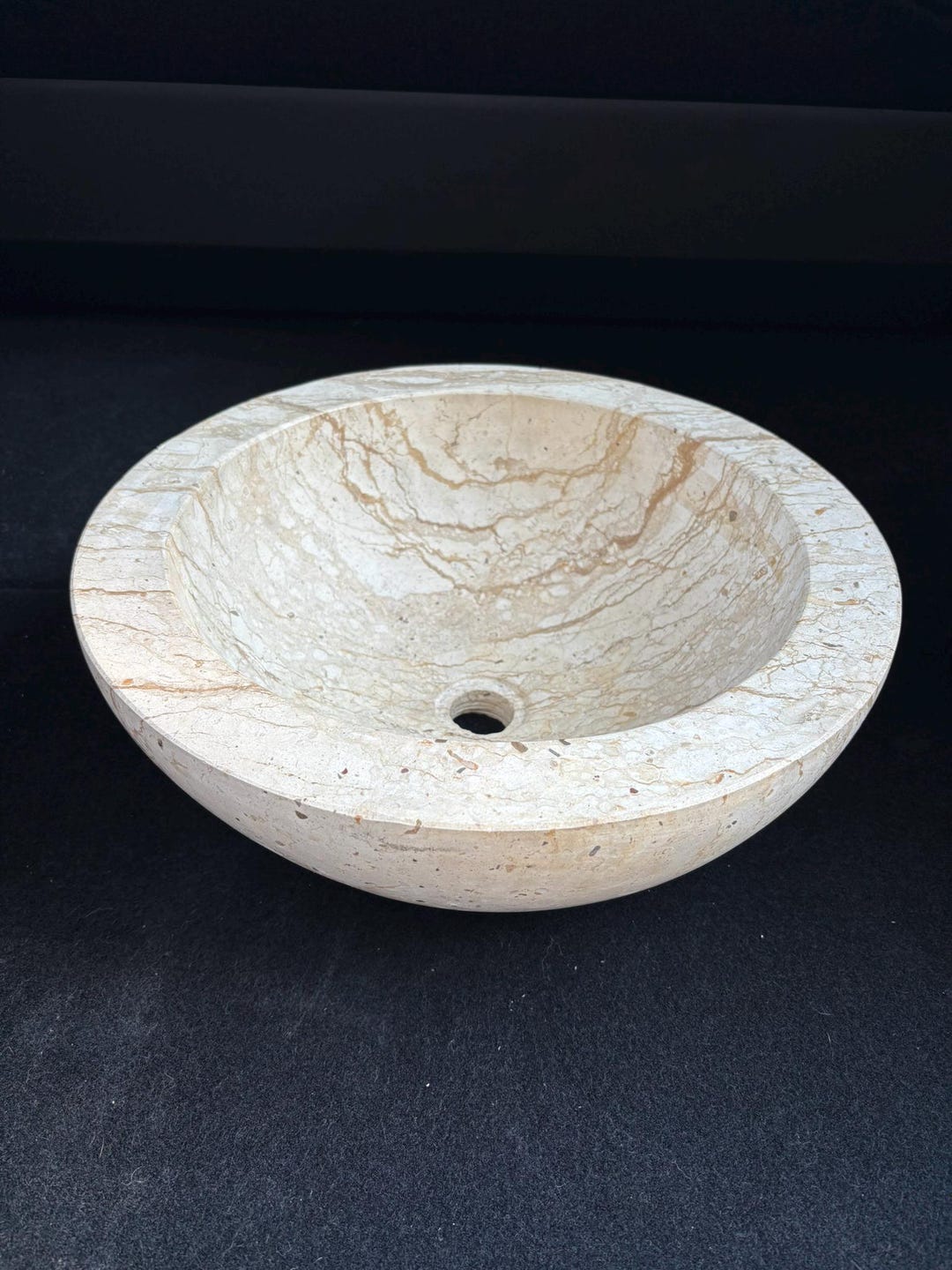 White Limestone Vessel Sink – Hand-carved Natural Stone Basin - Etsy