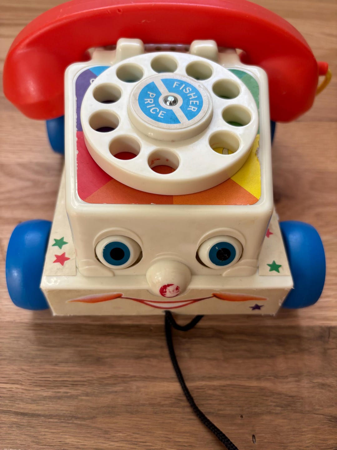 Vintage Fisher-price Chatter Phone | Rolling Pull Toy (1970s-80s) - Etsy