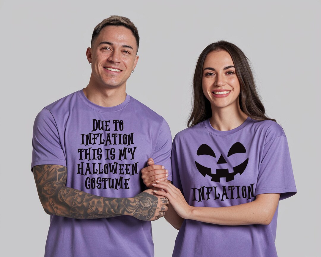 Due to Inflation This is My Halloween Costume Shirts, Matching Funny ...