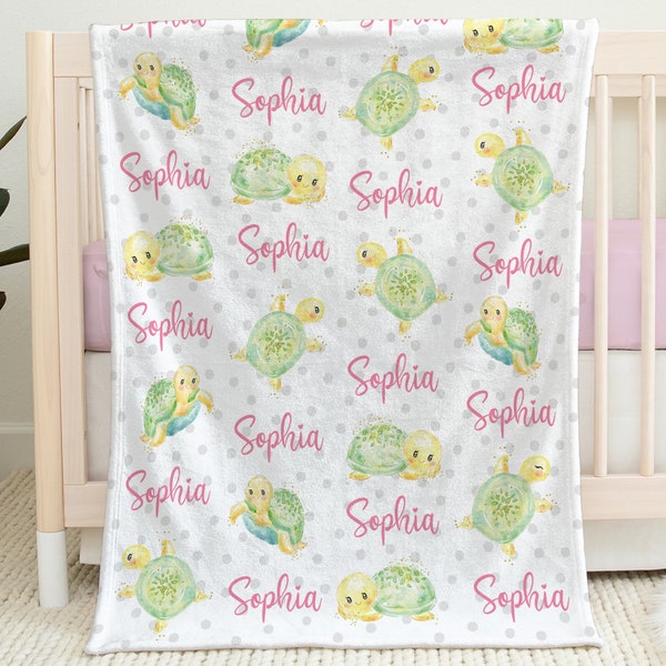 Turtle Blanket - Etsy