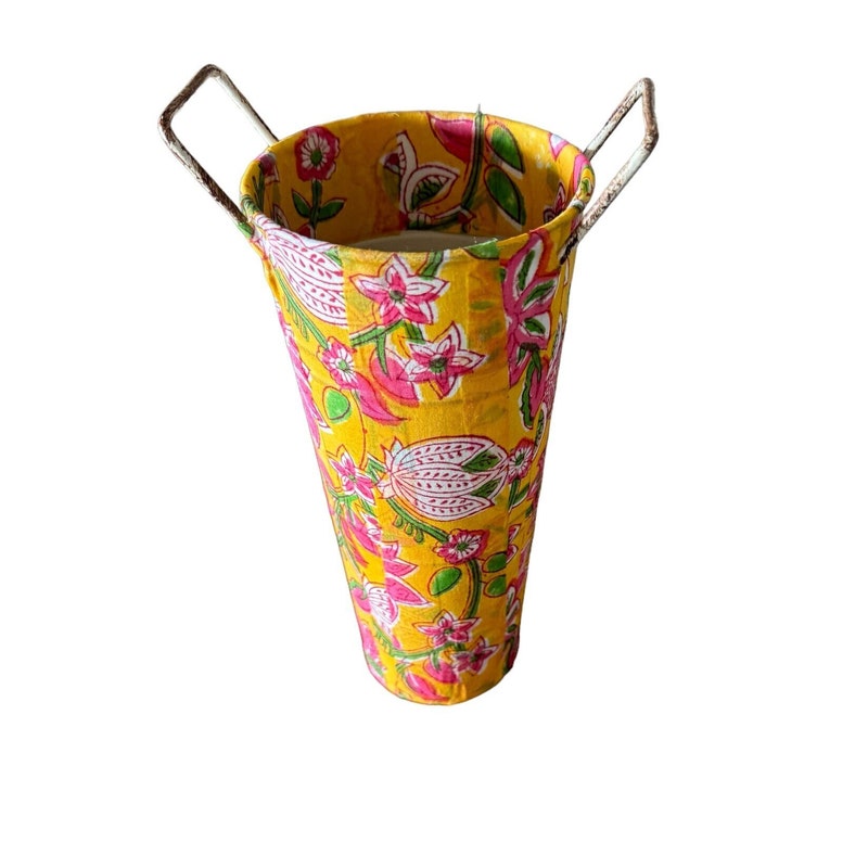 Tin Vase - Etsy