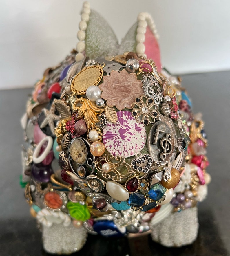 Junk Art Rabbit, Centerpiece, Sculpture, Object Dart - Etsy