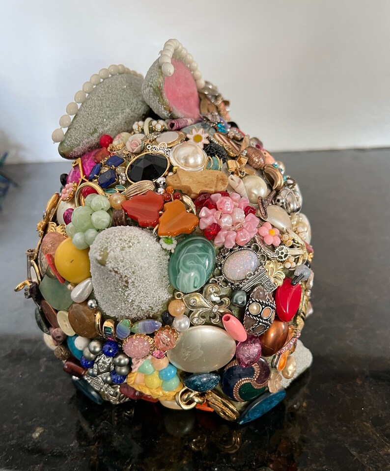 Junk Art Rabbit, Centerpiece, Sculpture, Object Dart - Etsy