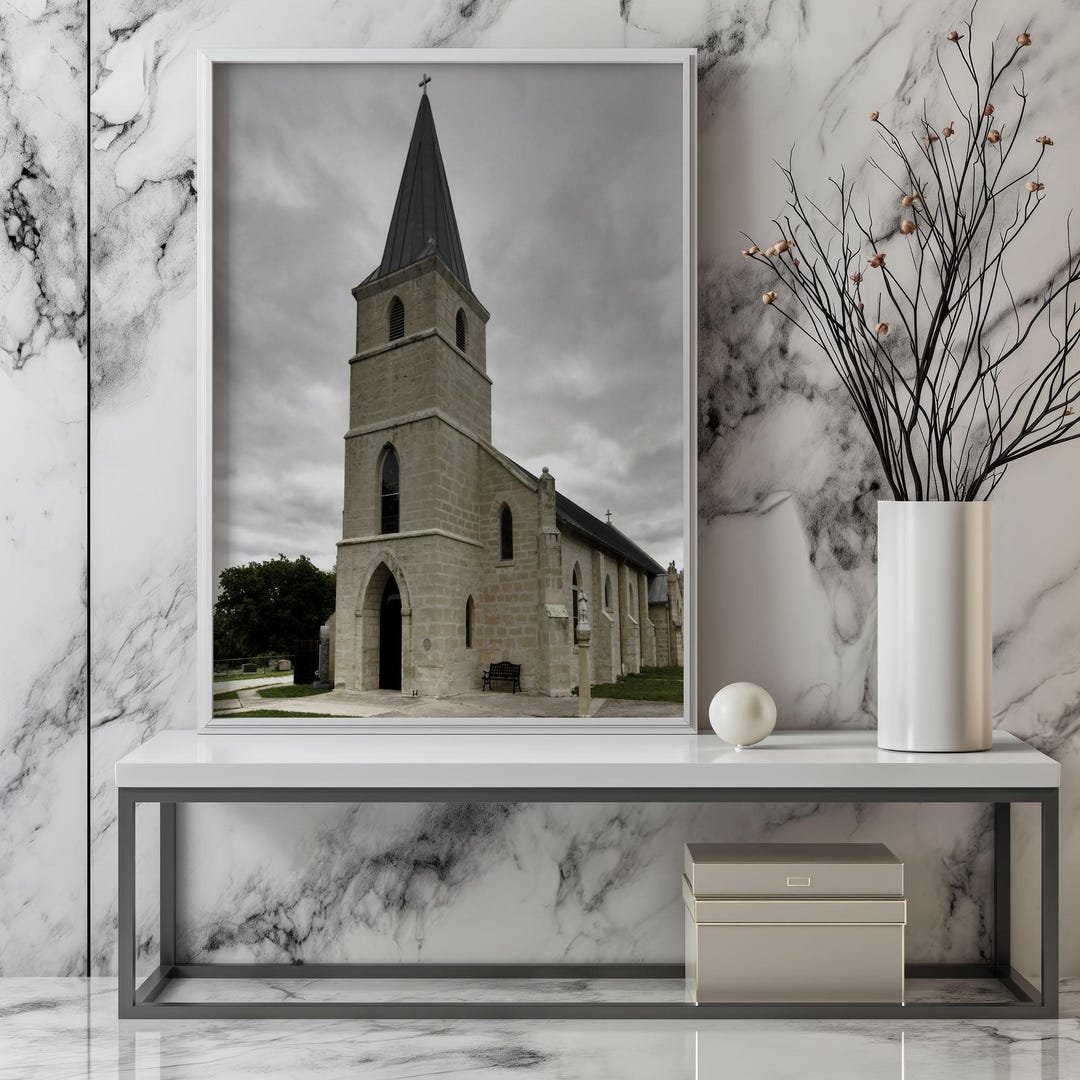 St. Stanislaus Catholic Church Photography Print: Bandera, Texas Wall ...