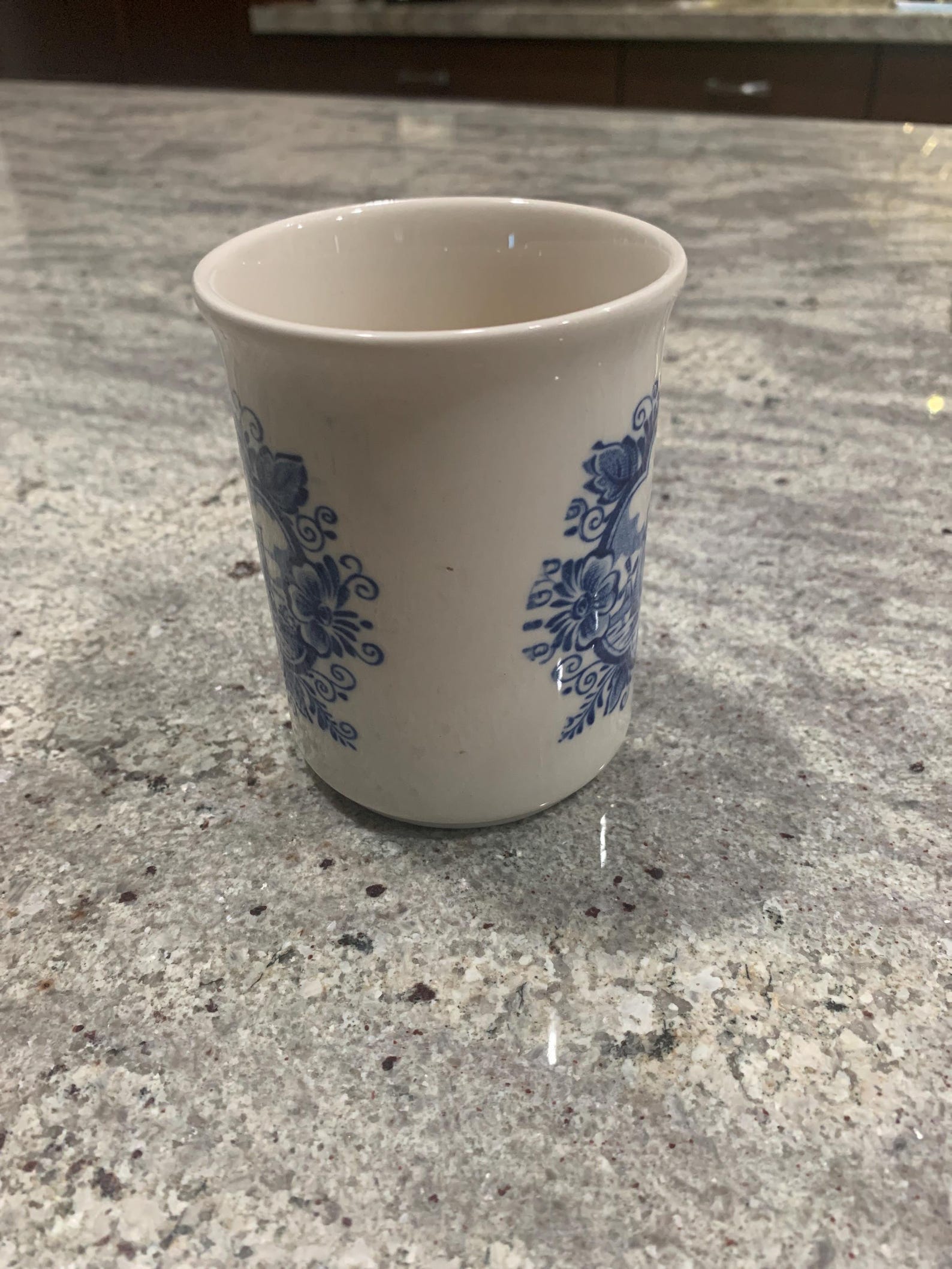 Vintage Delft Blue Ironstone Mug: Dutch Landscape Stoneware Cup - Etsy