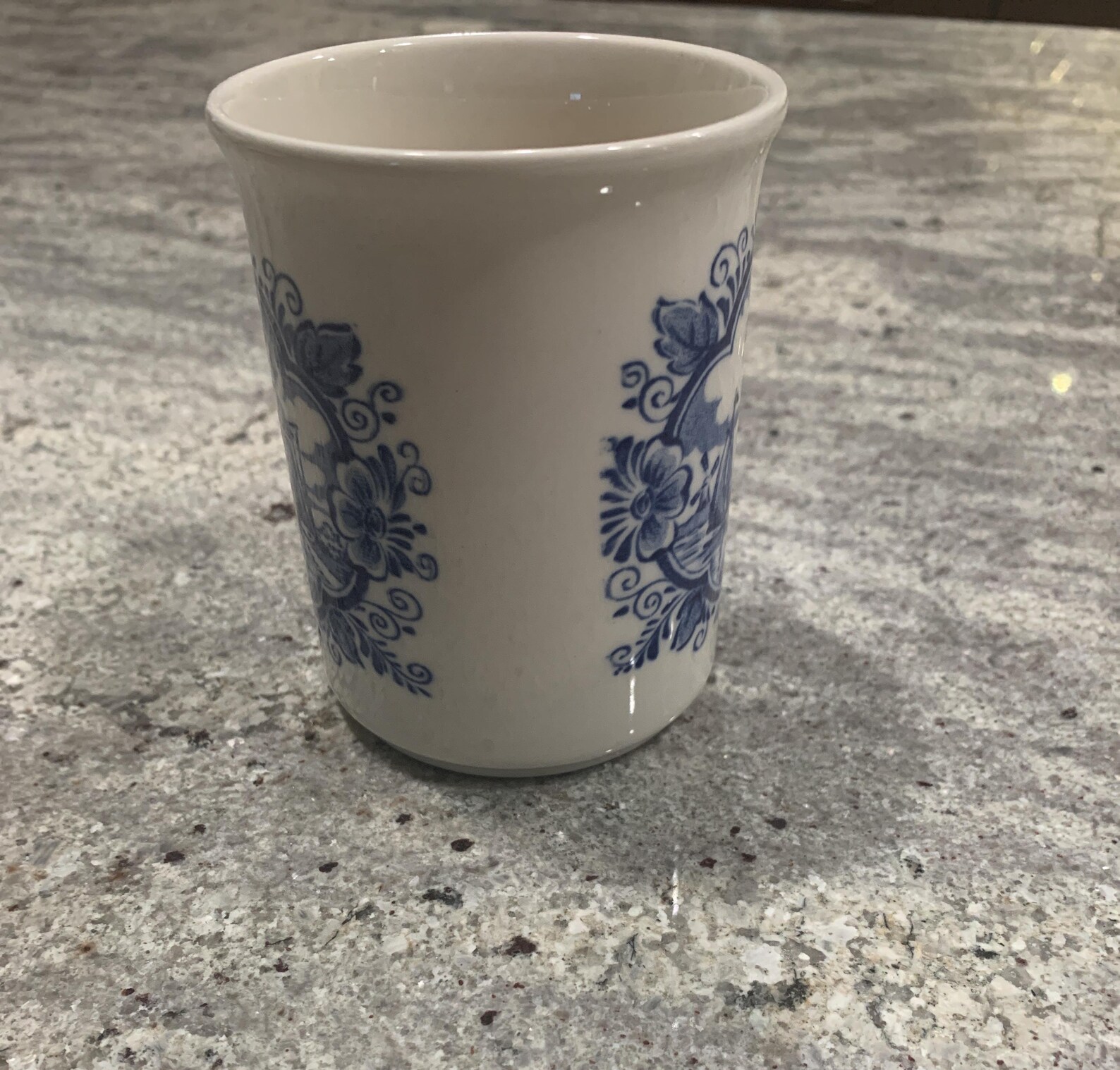 Vintage Delft Blue Ironstone Mug: Dutch Landscape Stoneware Cup - Etsy