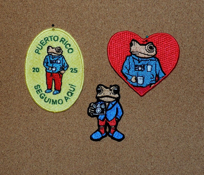 Bad Bunny Dtmf Sapo Concho Patch Set – Choice of 3 | Embroidered Iron ...